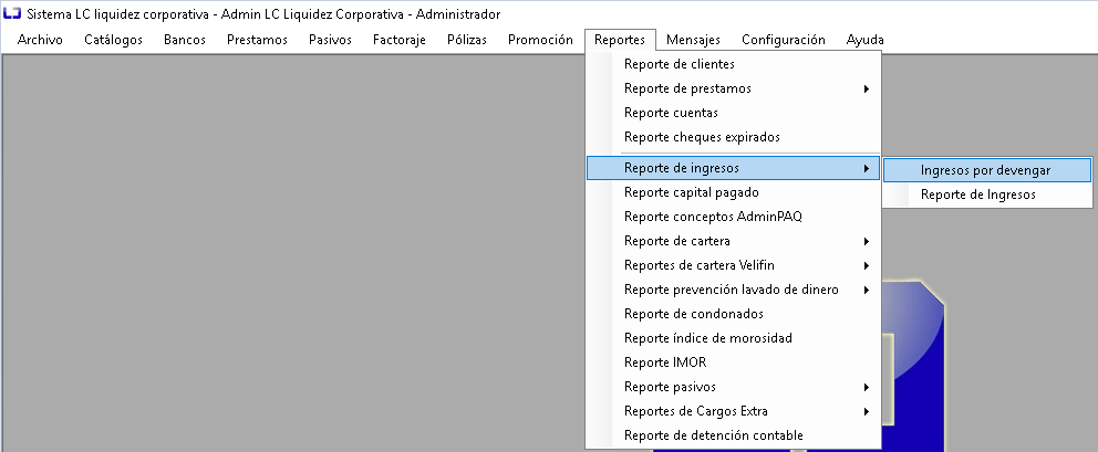 Ingresos por devengar